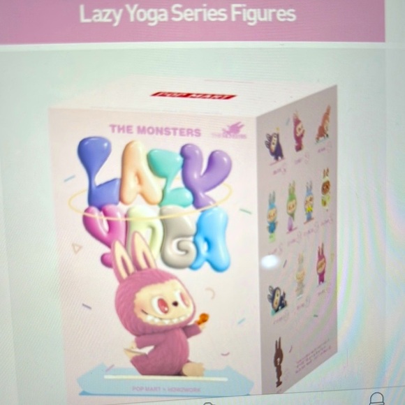 POP MART | Toys | Authentic Pop Mart The Monsters Lazy Yoga Series ...